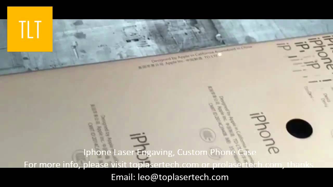 Laser Engaving Iphone, Laser Engraving Machine, Custom Phone Case - YouTube