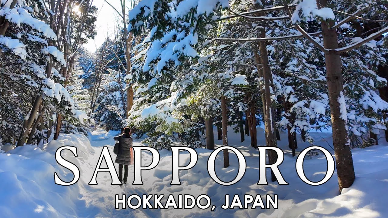 Winter Walk in Sapporo After Heavy Snowfall || Hokkaido, Japan 🇯🇵【4K ...