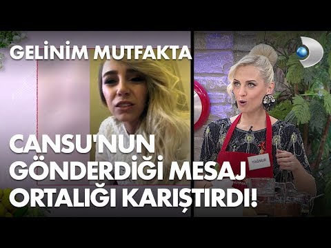 Cansu'nun, Yağnur'a gönderdiği mesaj ortalığı karıştırdı! Genim Mutfakta 206. Bölüm