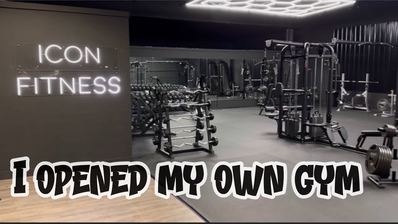 Building Icon Fitness! I opened a gym! - YouTube