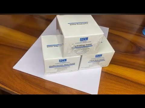 Review FCL hydrating mask , multivitamin mask and PBA face mask for ...