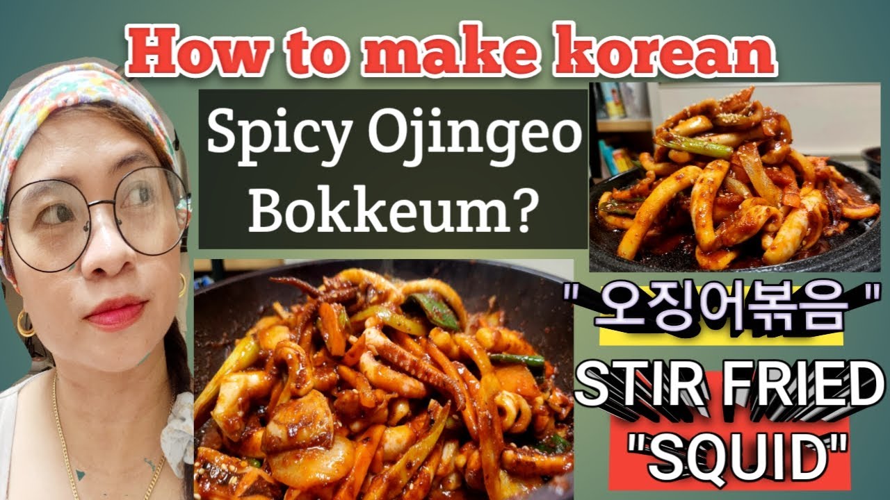 How to cook korean Spicy Ojingeo Bokkeum? What are the Ingredients and ...