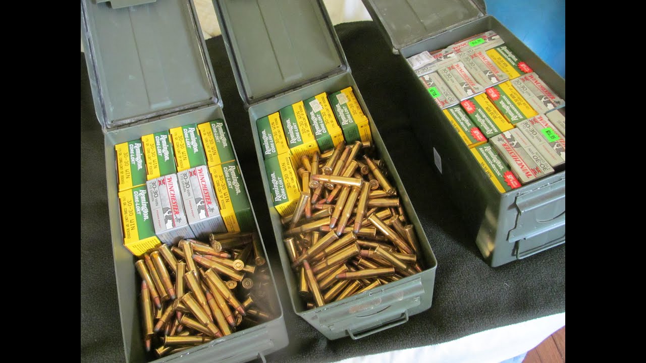 My 30-30 Ammo Cache!! - YouTube