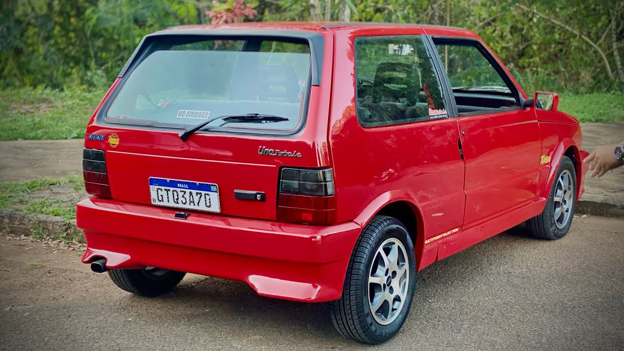 FIAT UNO TURBO EM DETALHES - YouTube