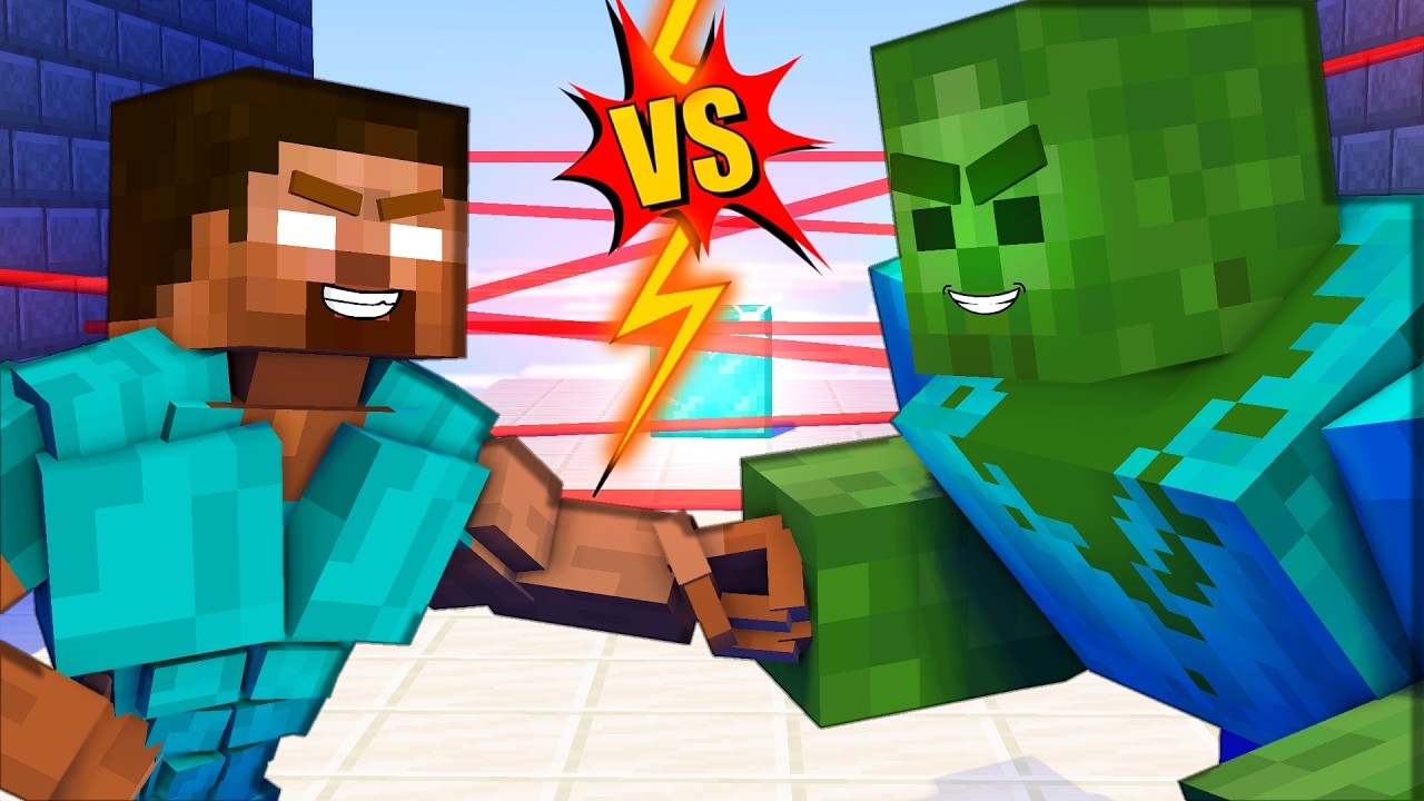 BRAVE - HEROBRINE RUN CHALLENGE - Minecraft Animation - YouTube