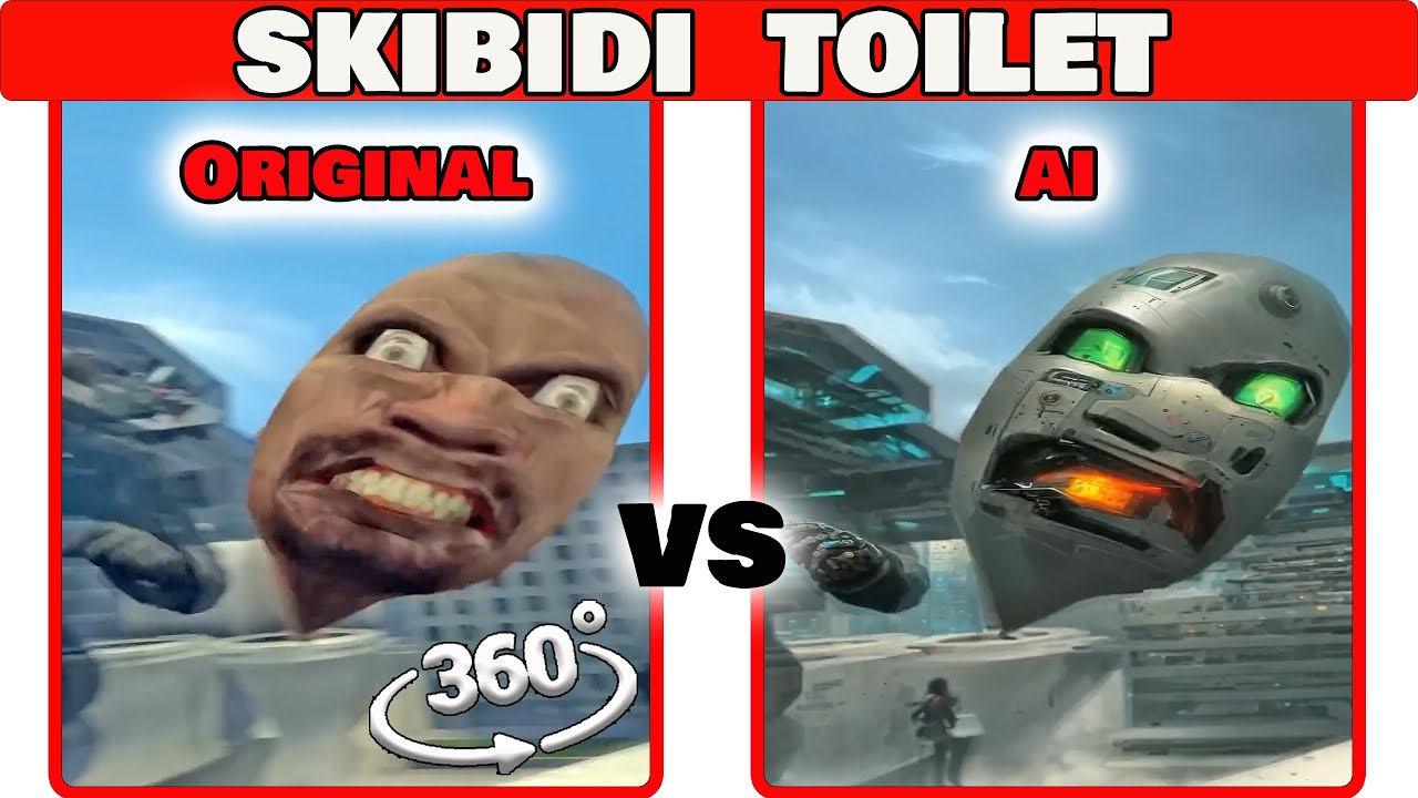 SKIBIDI TOILET dop dop yes yes original VS Ai season 6 VR 360° 4K - YouTube