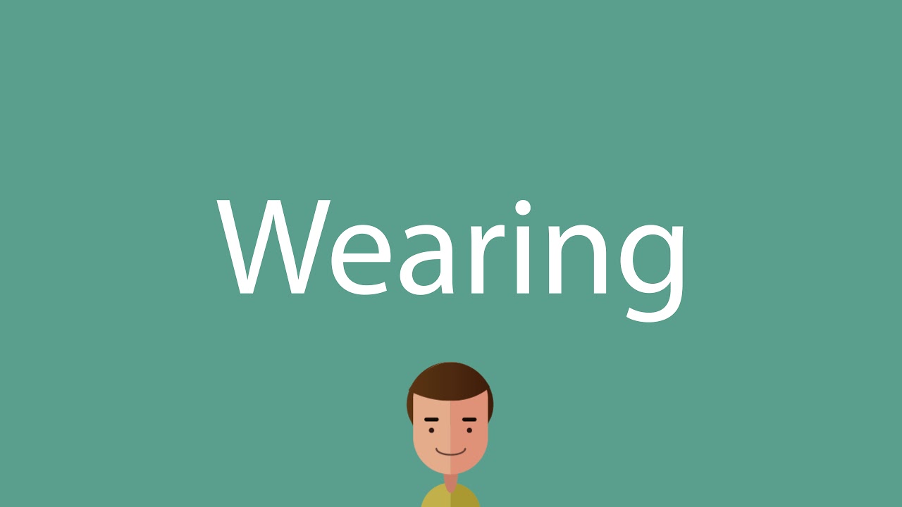 How to pronounce Wearing - YouTube