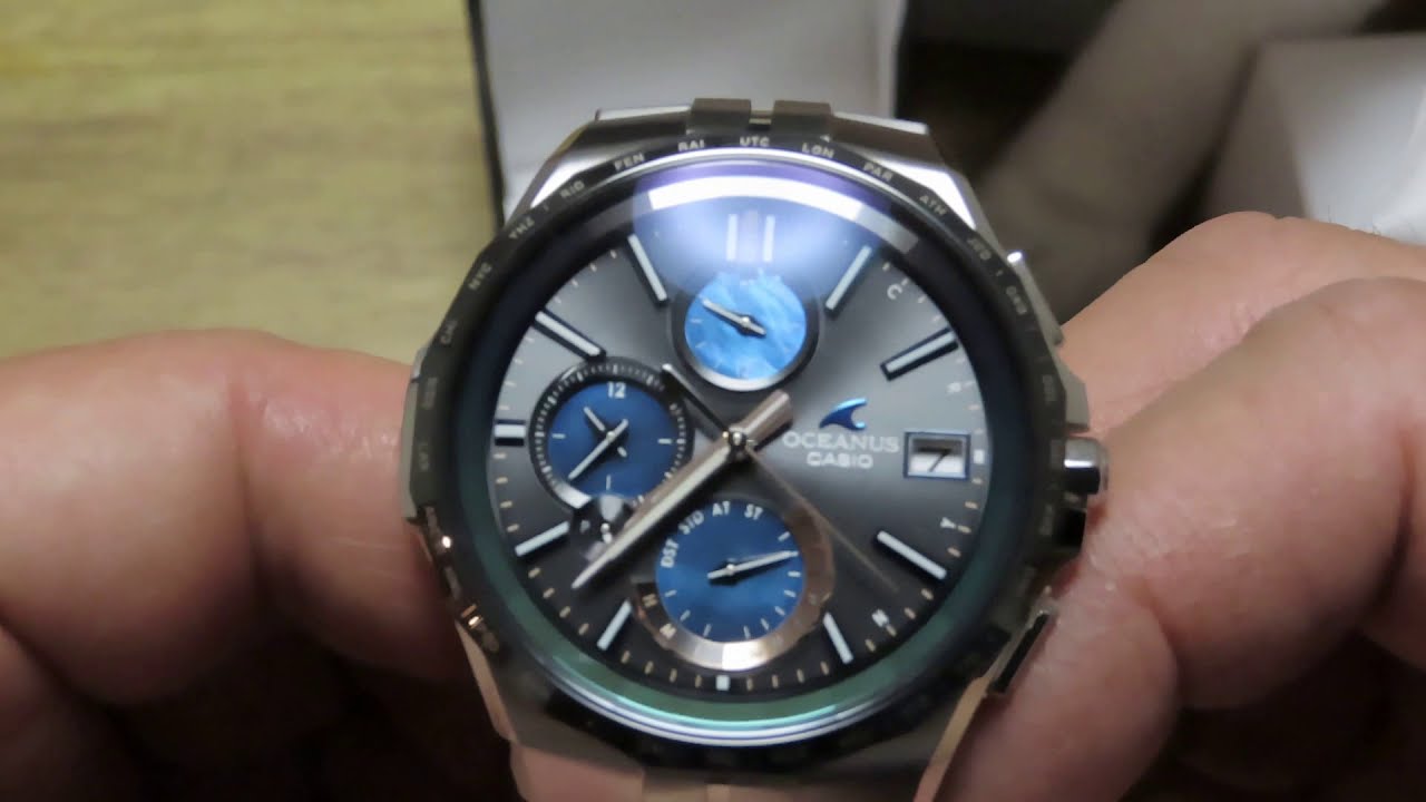 CASIO OCW-S5000C-1AJF 初箱出し！（おまけ映像入り） - YouTube