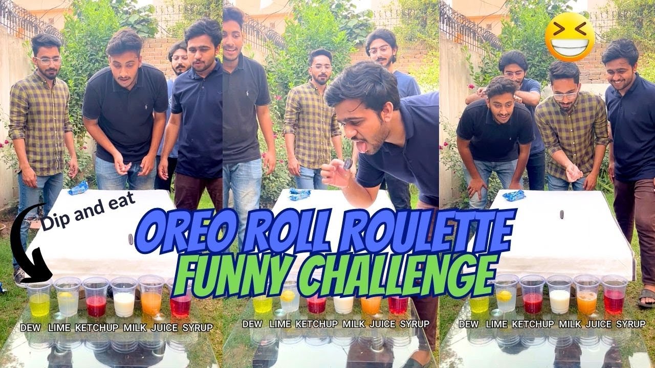 Oreo Roll Roulette Funny Family Challenge - YouTube