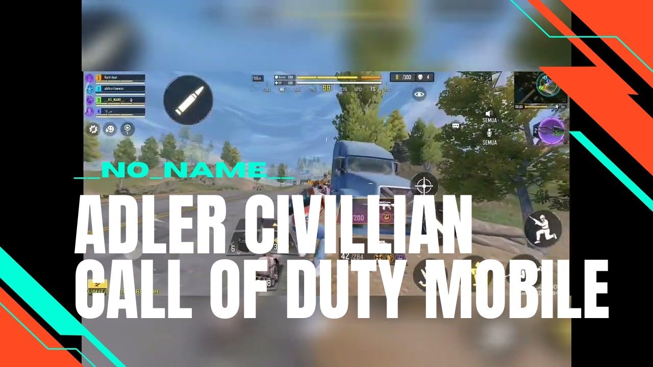 Adler Civillian - Gameplay Call Of Duty Mobile - Mode Battle Royale ...