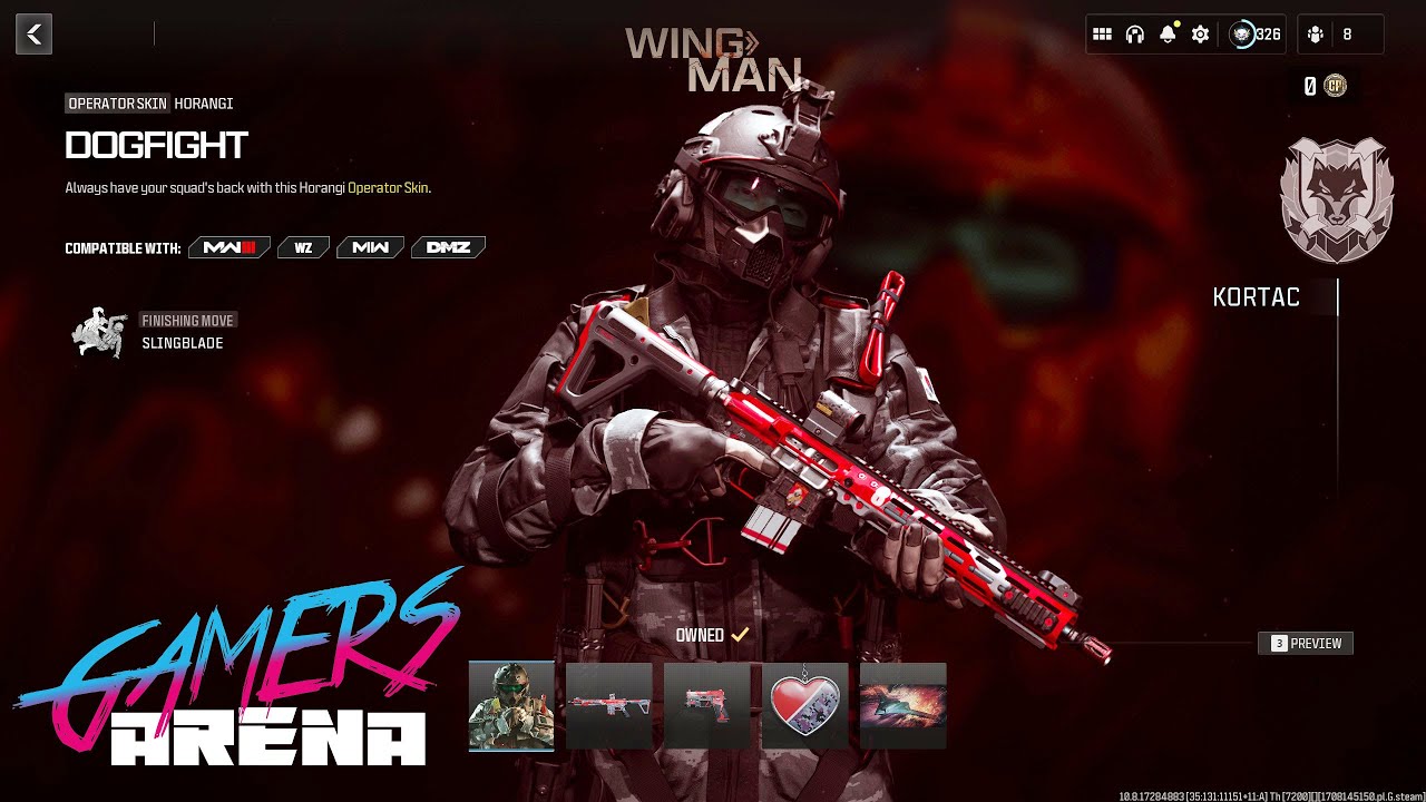 COD MW2 | MW3 WING MAN Horangi Operator Skin Hard Unlocked PS XBOX PC ...