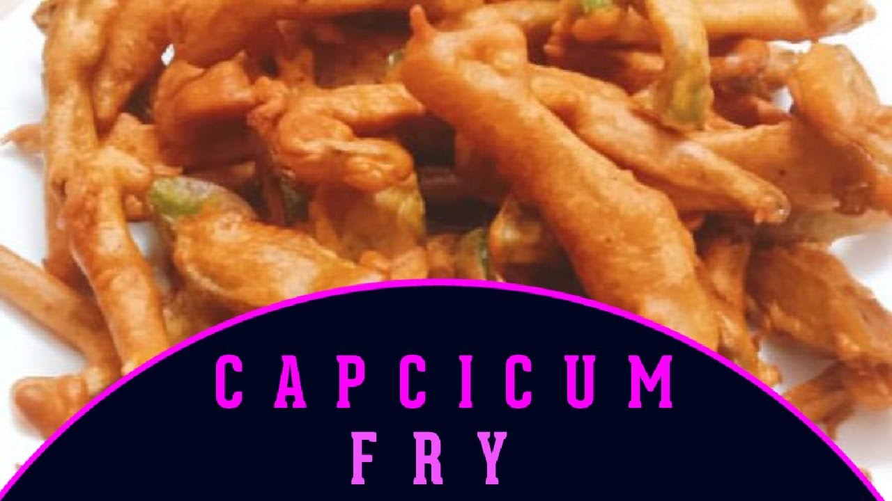 Capcicum Fry ll How To Make Capcicum Fry - YouTube