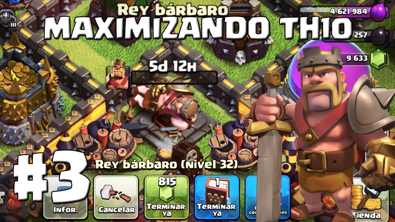 Mejoramos el Rey Barbaro al 33 con Libro de Heroes!! #3 - MAXIMIZANDO ...