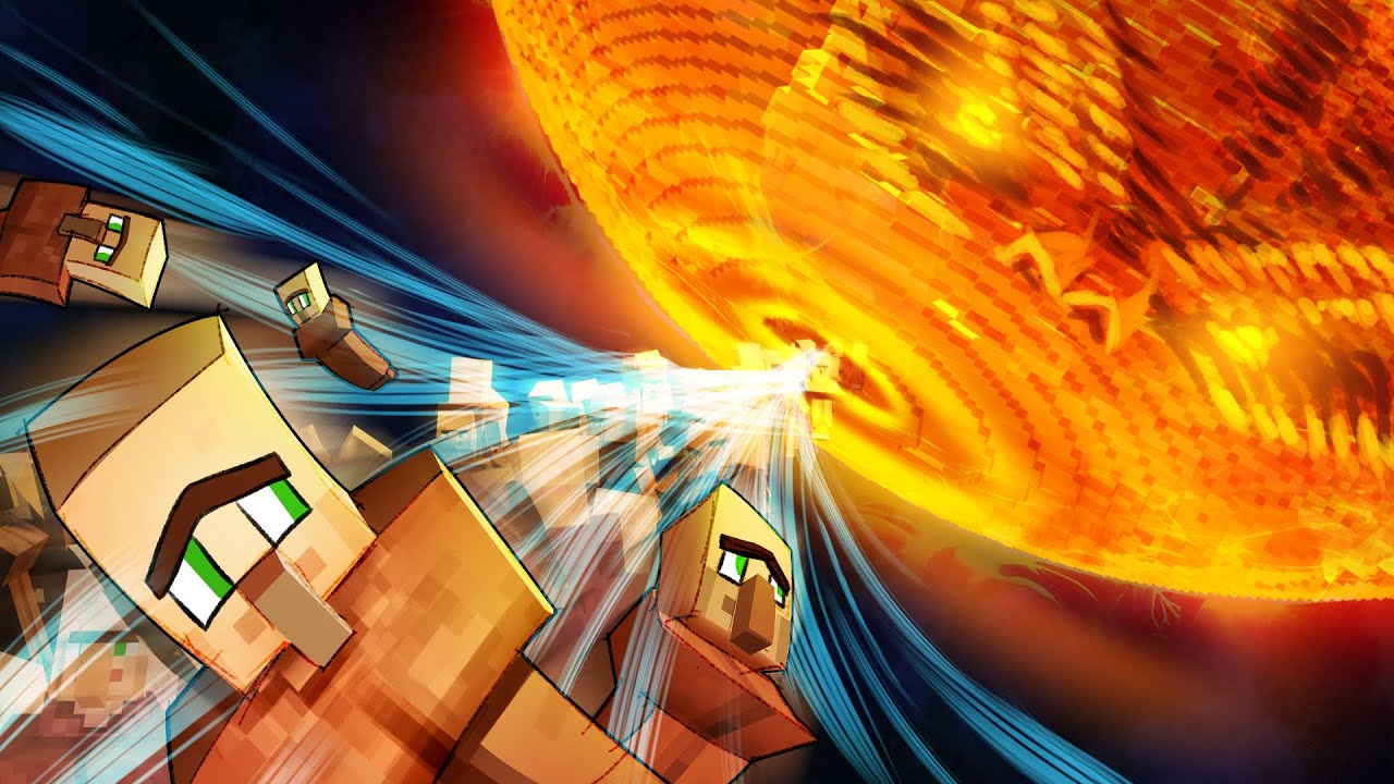 What Happens If The Sun Swallows Villagers? (Minecraft Animation) - YouTube