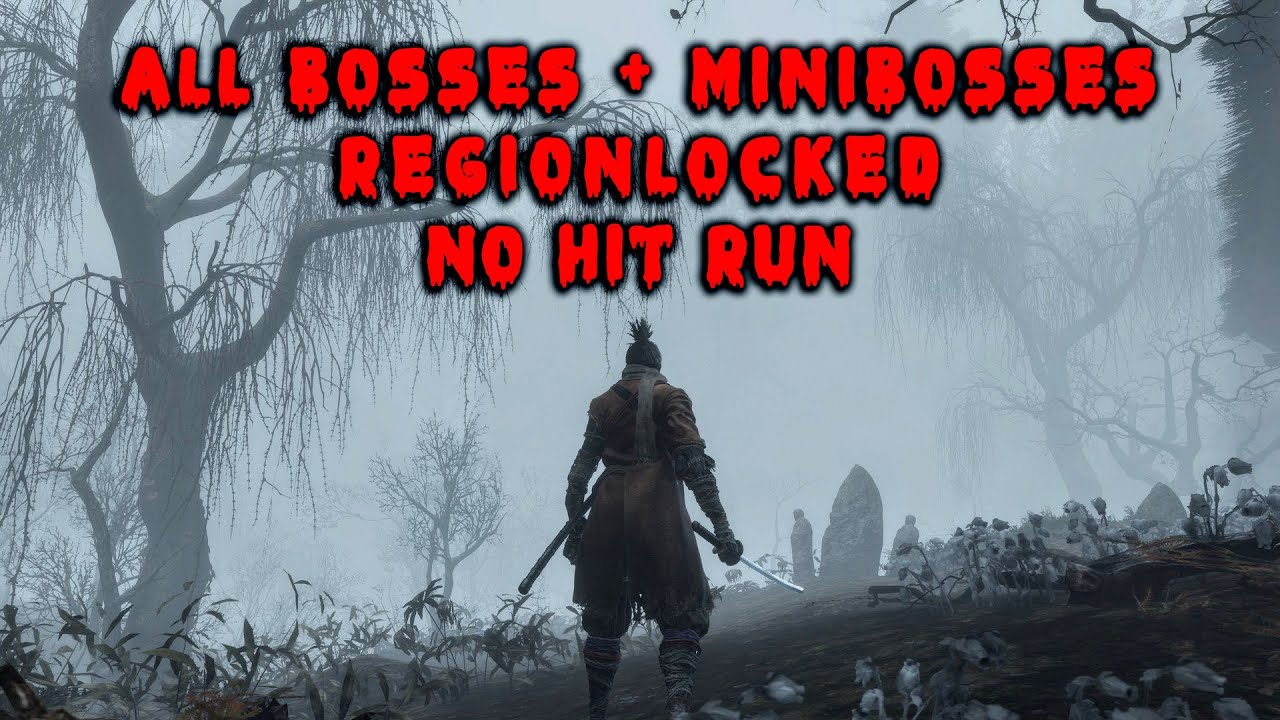 Sekiro - All Bosses + Minibosses Regionlocked No Hit Run (World's First ...