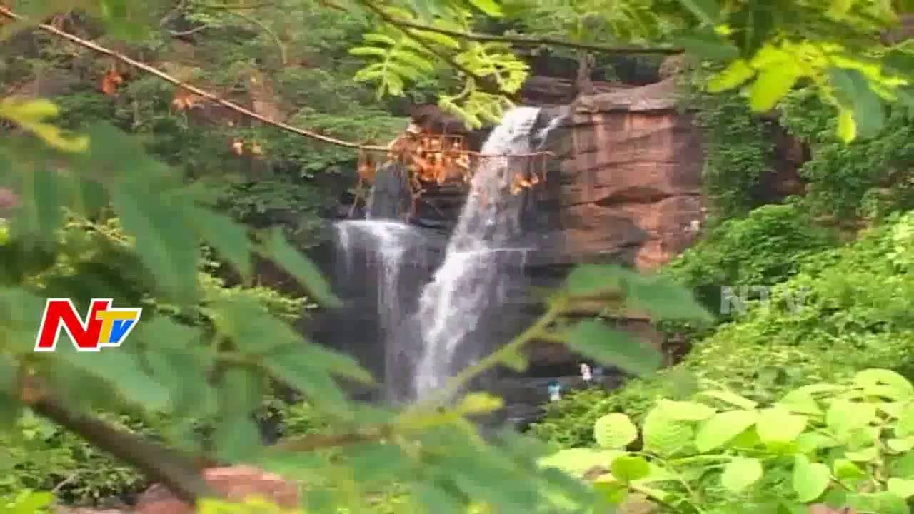 Have Fun at Sabbitam Waterfalls in Karimnagar || NTV - YouTube