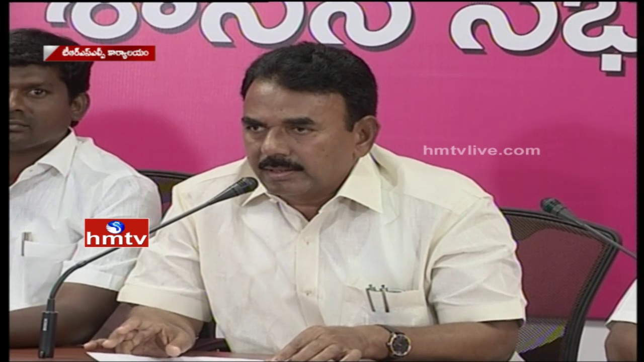 Minister Jupally Krishna Rao Press Meet at TRSLP Office | Telangana ...