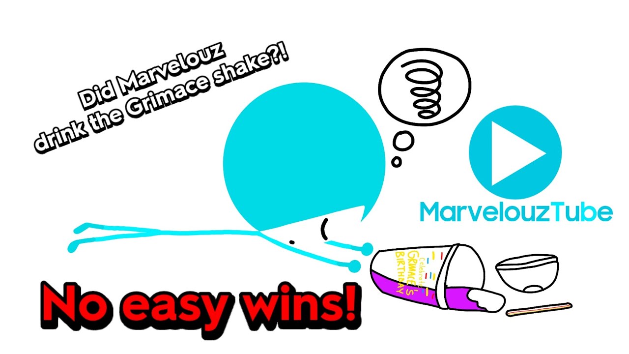 Marvelouz Tries the Grimace Shake - YouTube