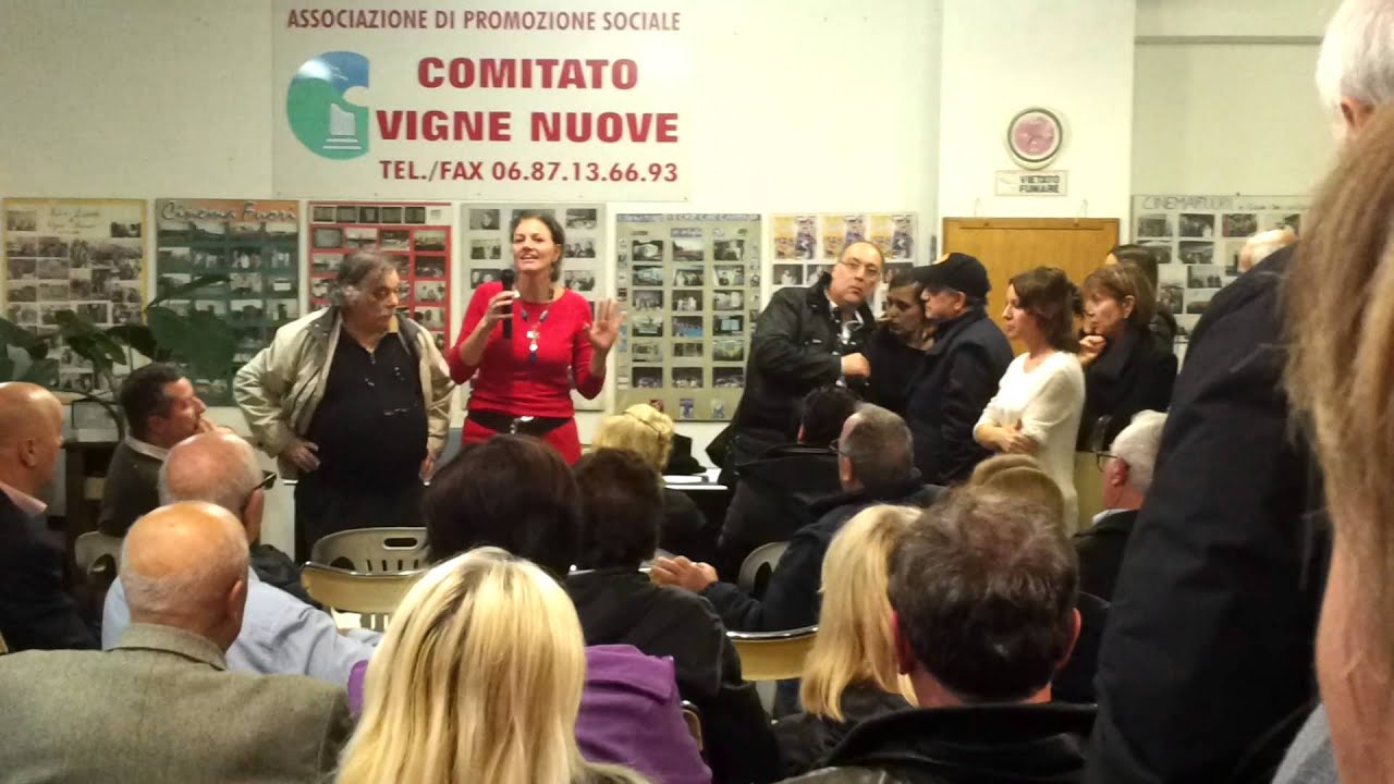 ASSEMBLEA VIGNE NUOVE CONTRO IL CENTRO PER SENZA FISSA DIMORA - YouTube