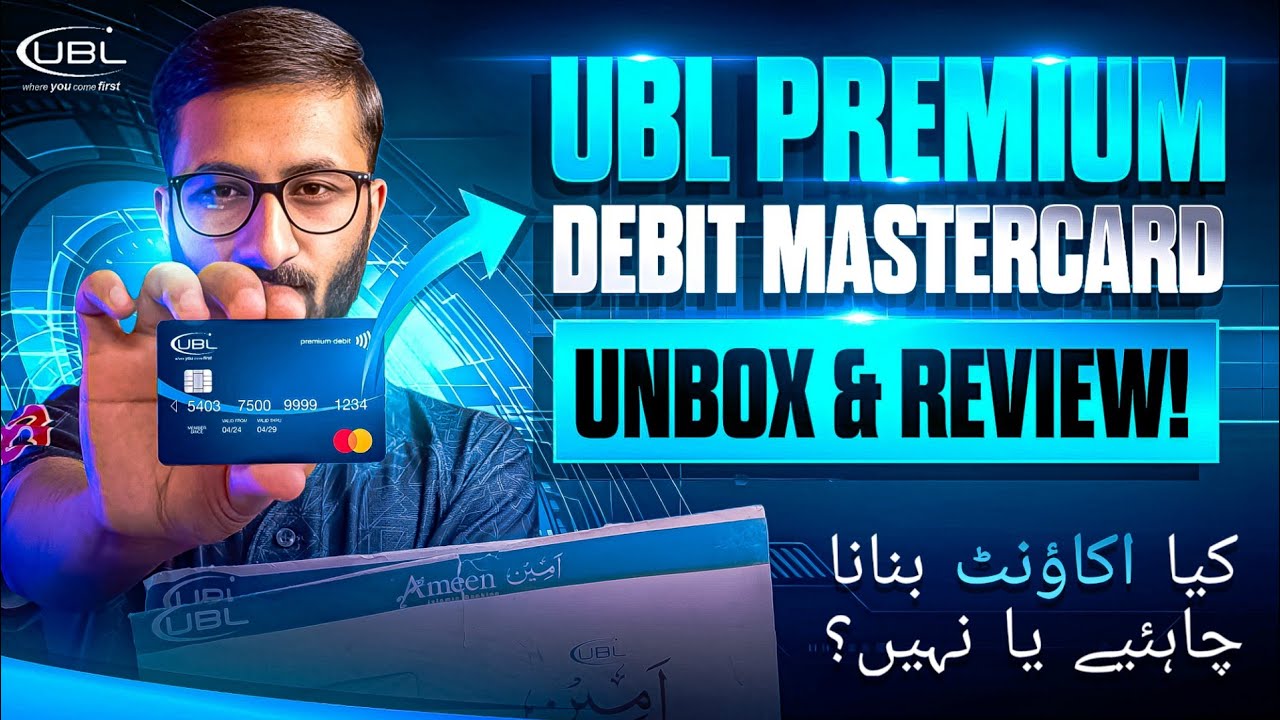 💳 UBL Mastercard Premium Unboxing & Review | UBL Card Features, Fees ...