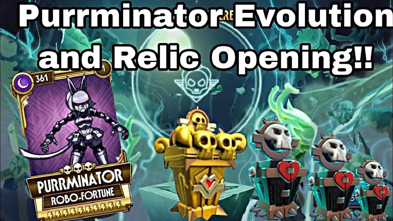 Evolving Purrminator Robo Fortune + Large Relic Opening!! - SkullGirls ...