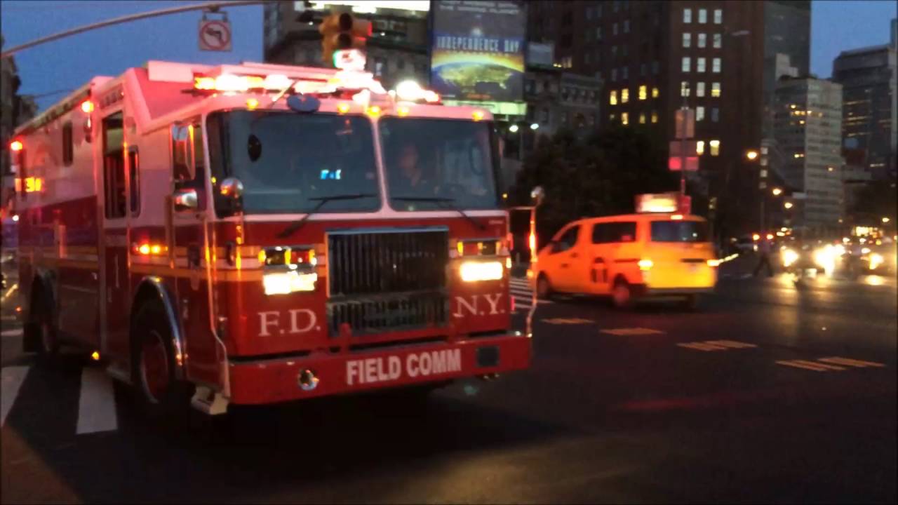 BRAND NEW FDNY FIELD COMM 1 TAKING UP FROM 10-75 ALL HANDS FIRE ON WEST ...