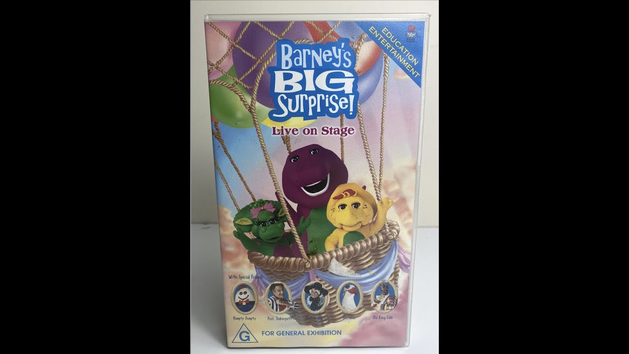 Barney's Big Surprise! (Australia VHS) - YouTube