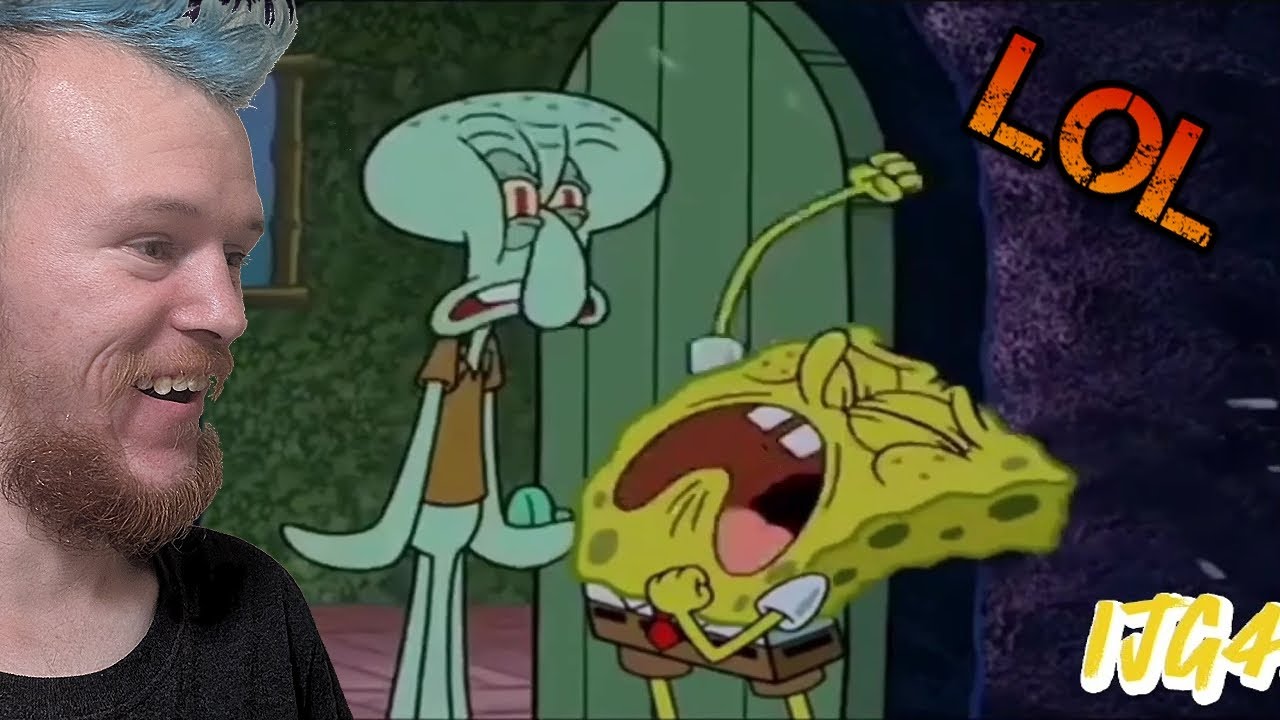 CALM DOWN SPOB | Reaction - [YTP] SPONGEBOB THROWS DEEZ NUTS AT THE O Y ...