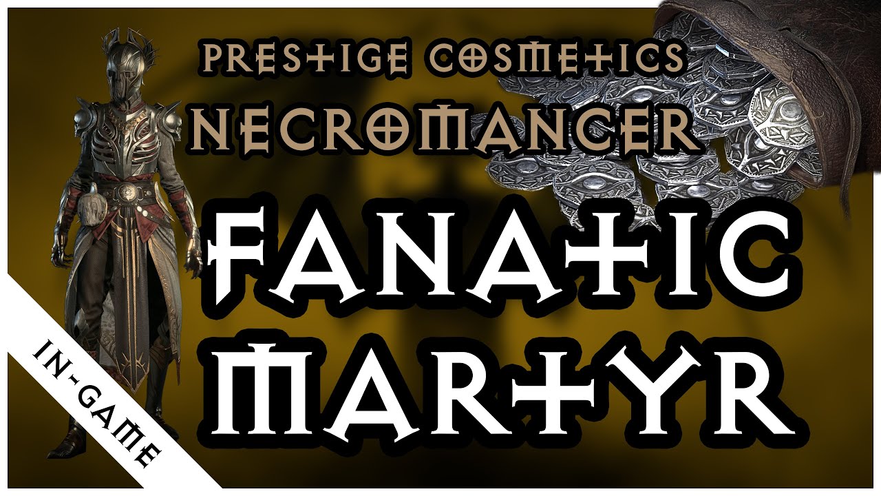 Fanatic Martyr | Diablo IV Cosmetics (Necromancer) | In-Game (4K ...