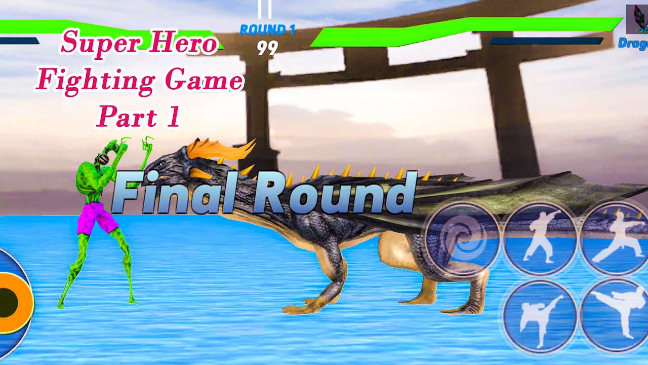 Superhero Fighting Game ( Android , iOS Gameplay Part-1 ) | PYAE SONE ...