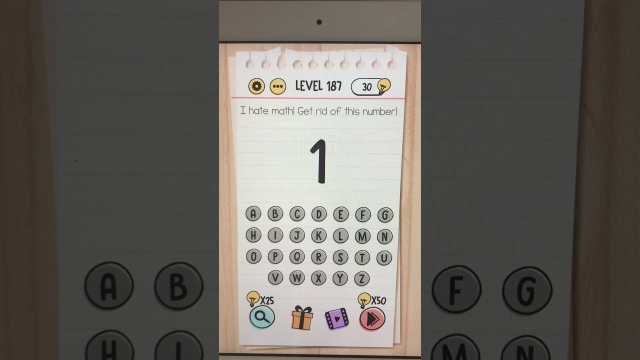 Brain Test Level 187 I hate math! Get rid of this number! - YouTube