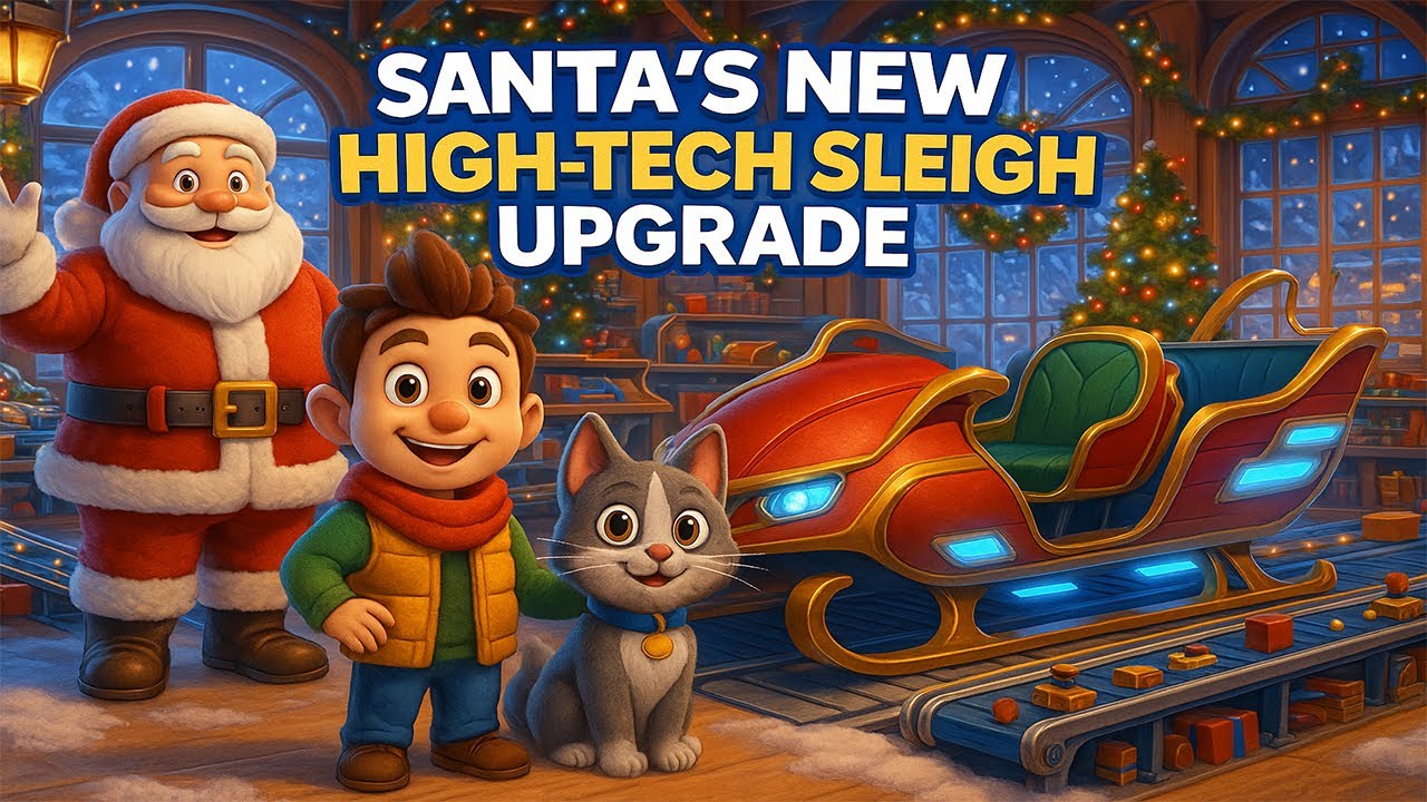 Kai & Astro: Santa’s New High-Tech Sleigh Upgrade | A Magical Christmas ...