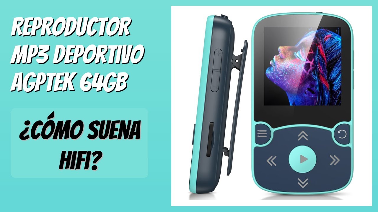 RESEÑA (2025) : Reproductor MP3 Deportivo AGPTEK 64GB. DETALLES - YouTube