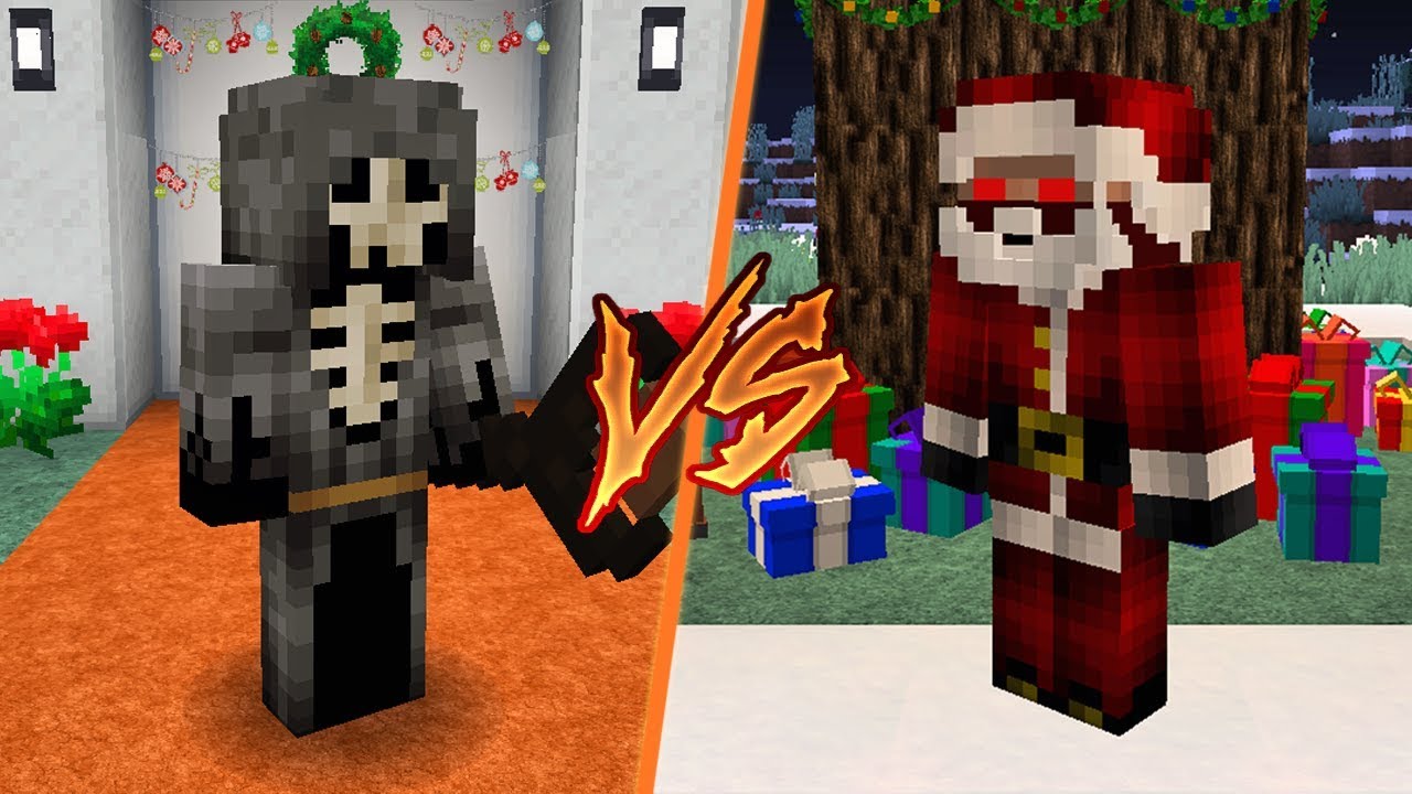EL CHAMÁN VS SANTA CLAUS.EXE EN MINECRAFT TROLL 😱 - YouTube