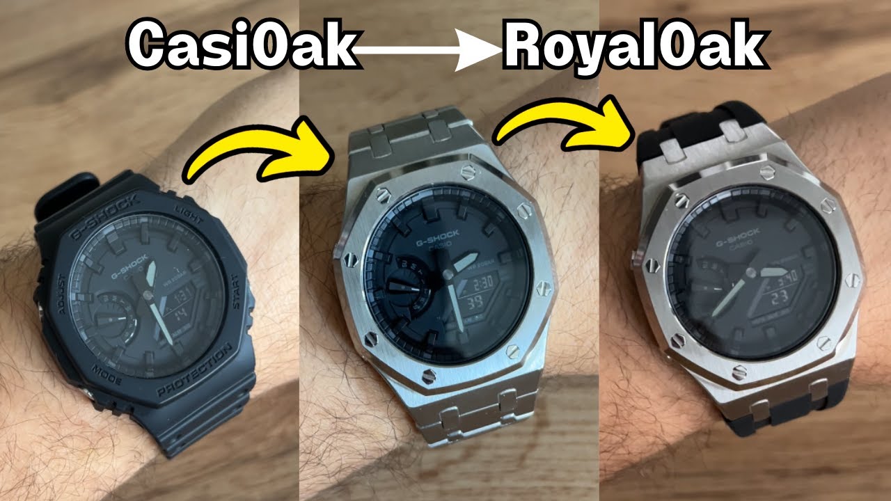 How to turn your CasiOak into a Royal Oak (Full Guide) - YouTube