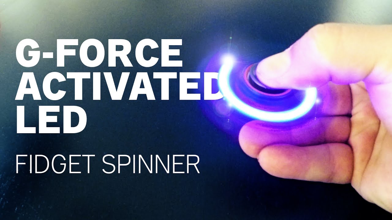G-FORCE activated LED Fidget Spinner - is it worth it? - YouTube