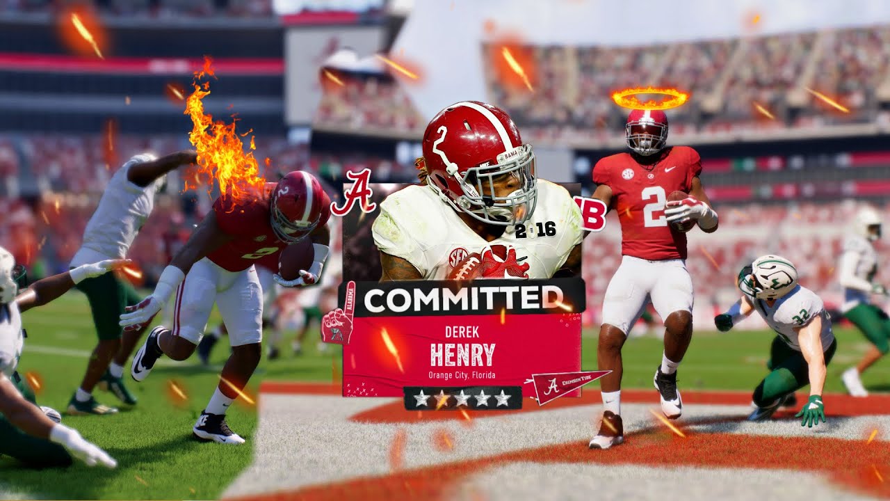 DERRICK HENRY is a MATCHUP NIGHTMARE on COLLEGE FOOTBALL 25 ROAD TO ...