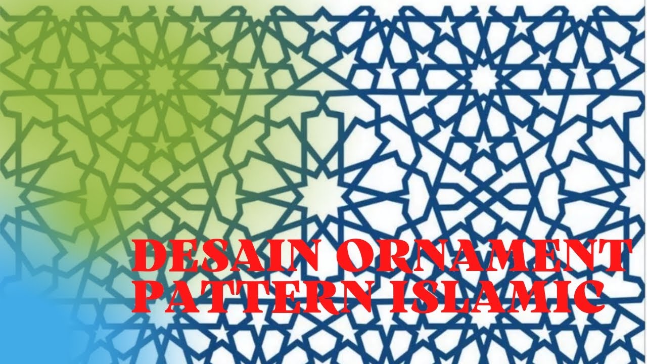 Belajar Corel Draw | Belajar membuat Ornament Pattern islamic - YouTube