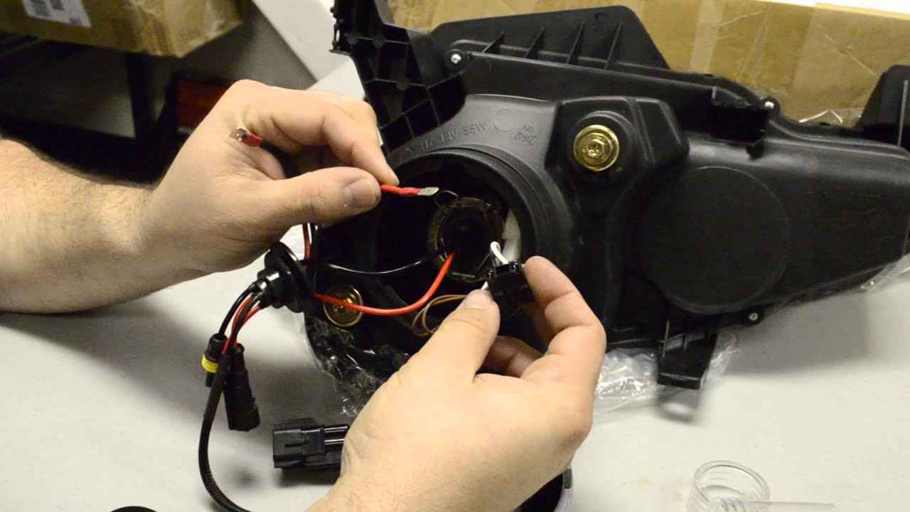 Scion FR-S Winjet JDM Replica Headlight - HID Install Video - YouTube