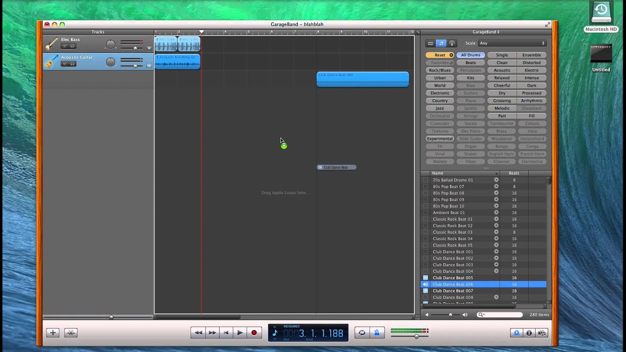 Garage Band Simple Song Making Tutorial - YouTube