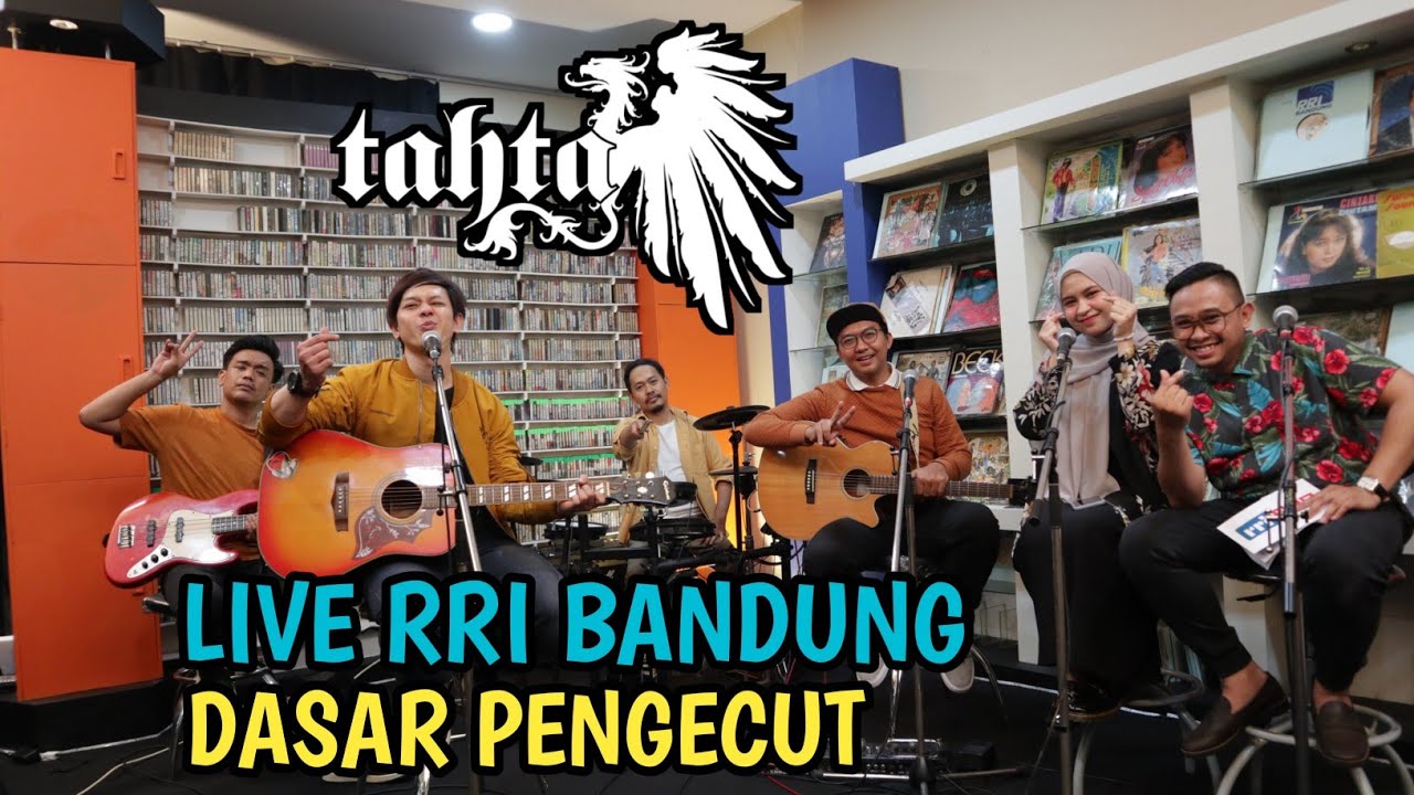 TAHTA BAND - DASAR PENGECUT LIVE @RRI BANDUNG - YouTube