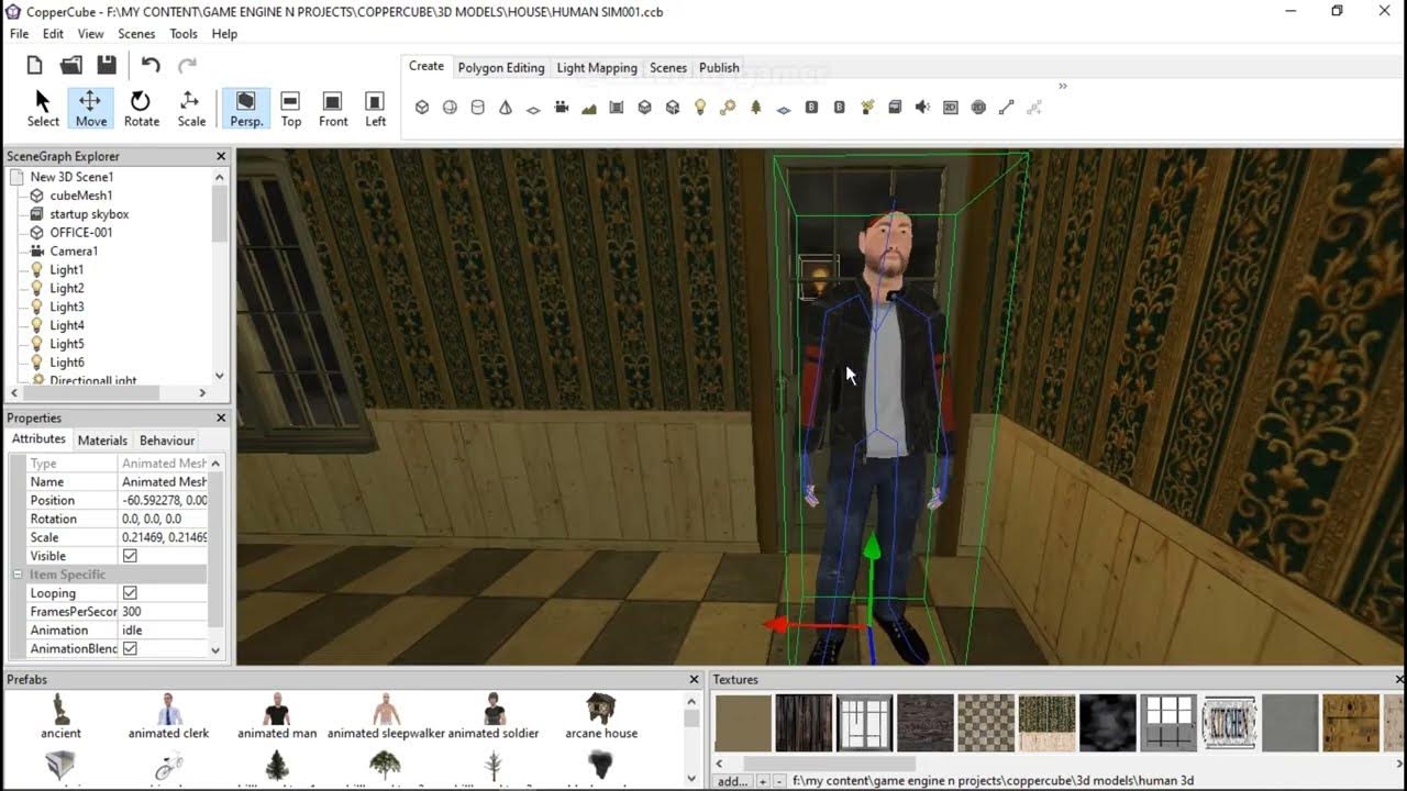 COPPERCUBE 6.5.1 | SETUP A THIRD PERSON CHARACTER - FULL BLENDER TUTORIAL. - YouTube