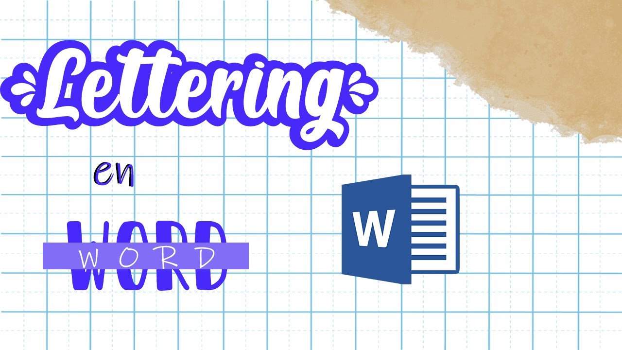 Tutoria rapido de Lettering en Word - YouTube