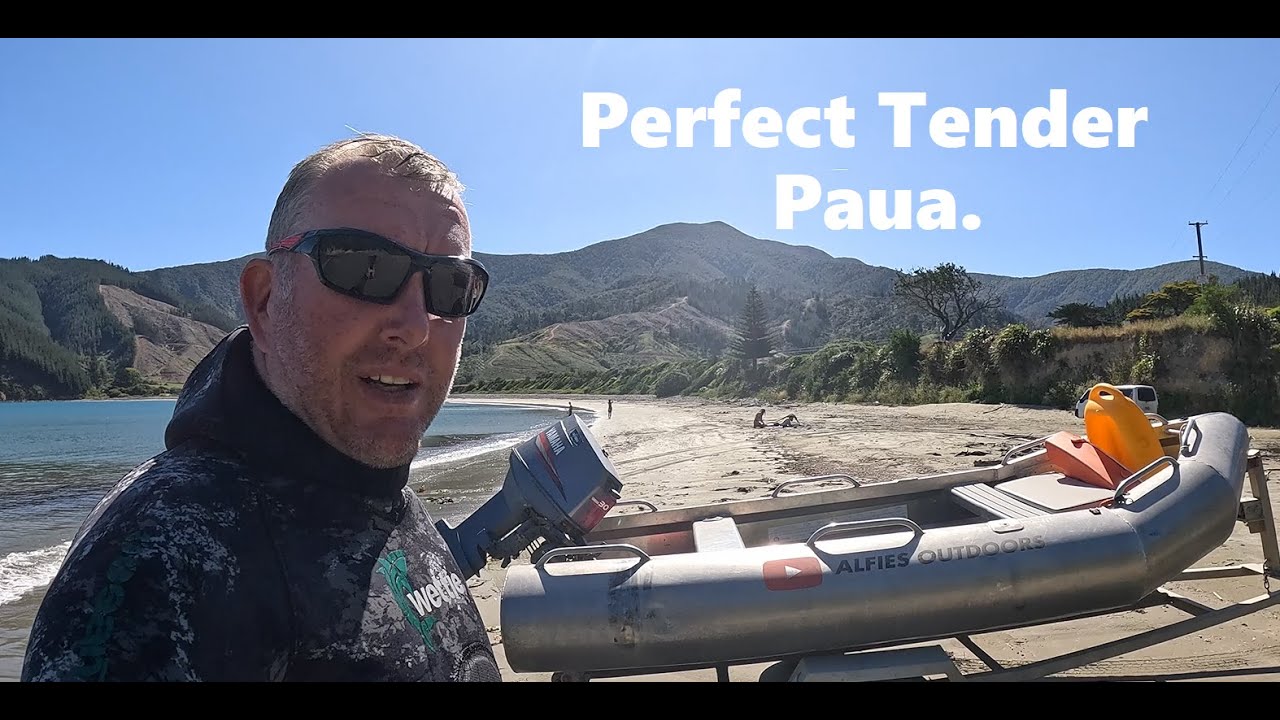 Paua diving, How to get tender Paua. - YouTube