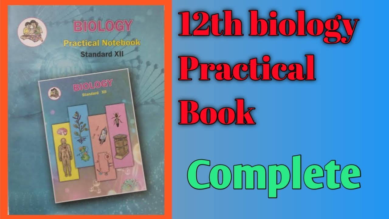 Biology Practical Book 12th HSC Answers || Maharashtra Board HSC board ...