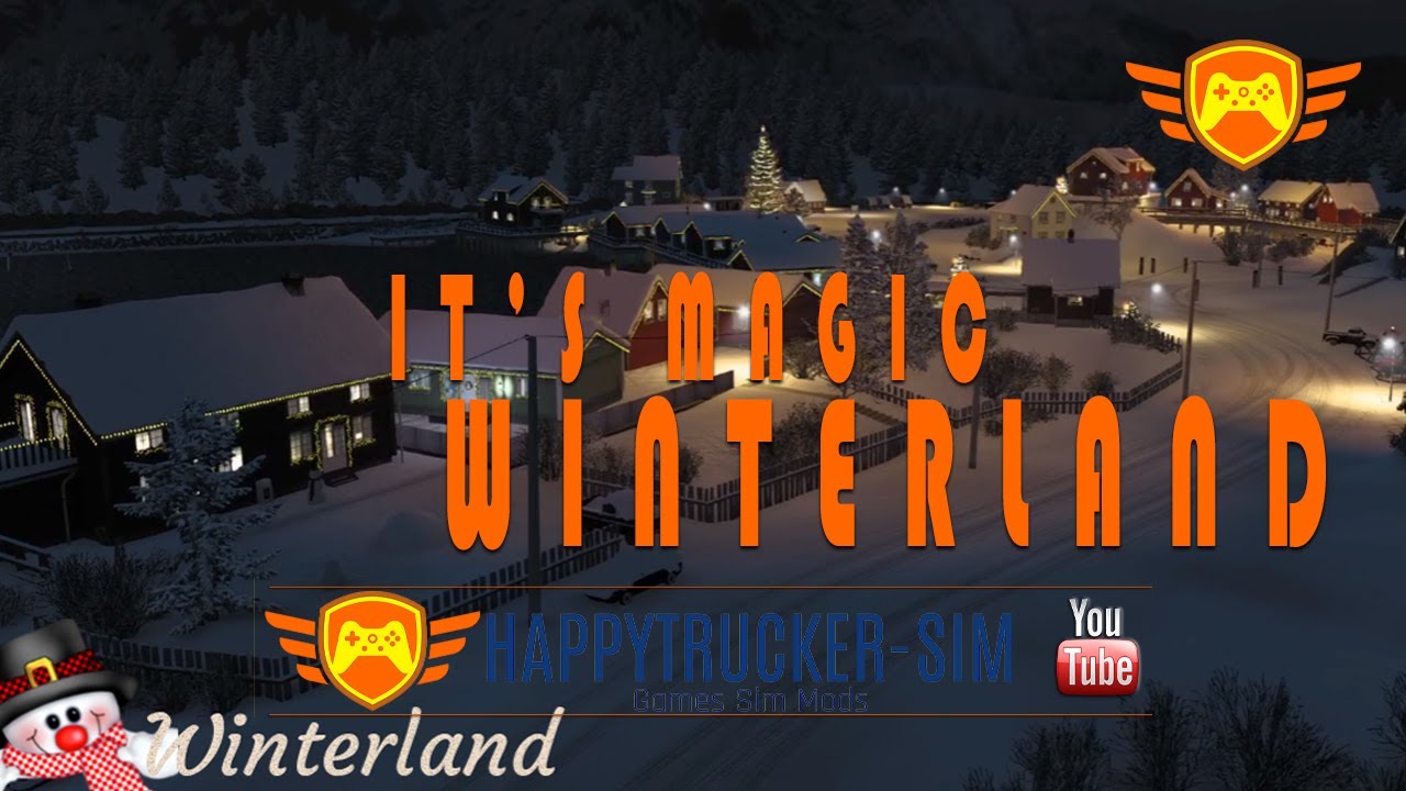*ETS2 1.49* WINTERLAND CHRISTMAS EVENT WOW! | euro truck simulator *WINTERLAND SCS* - YouTube