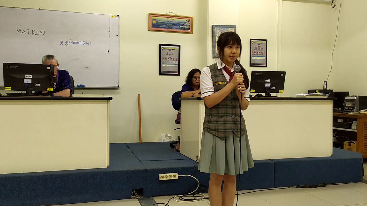 Jessica - Sumpah Pemuda Speech Contest 2019 SMAK 7 PENABUR Jakarta ...