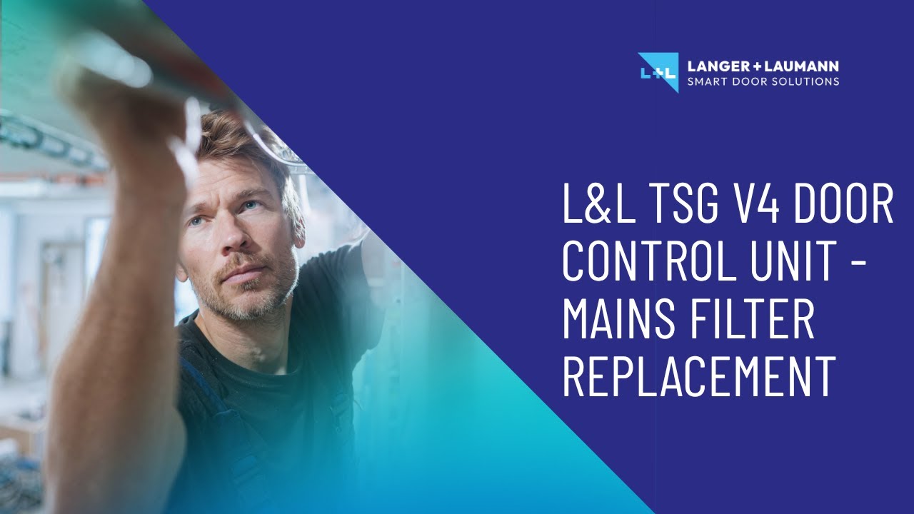 L&L TSG V4 door control unit - mains filter replacement - YouTube