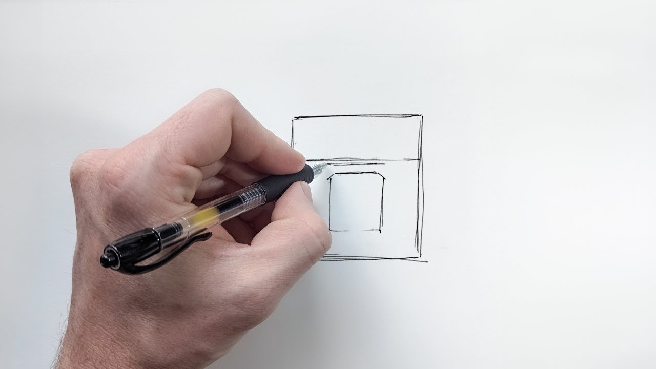 HOW to DRAW a Building front | Relaxing Urban Sketches - YouTube