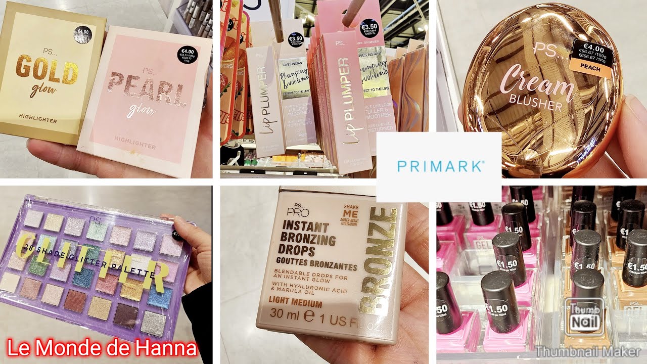 PRIMARK 01-03 COSMÉTIQUES BEAUTÉ MAQUILLAGE 💄 - YouTube